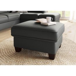Hocker Home Affaire, B:75cm H:47cm T:65cm, grau, Luxus-Microfaser (100% Polyester);Struktur fein (100% Polyester);Luxus-Microfaser weich (90%