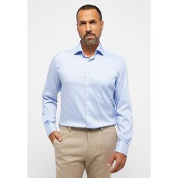 Eterna Herren Langarmhemd "COMFORT FIT", blau, Gr. 42, Twill, 4% Elasthan, 26% Polyamid, 70% Lyocell, Hemden