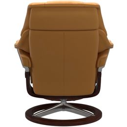 stressless "Reno" Set, Relaxsessel mit Hocker, mit Hocker, mit Signature Base, Gr&ouml;&szlig;e S, M & L, Gestell Braun