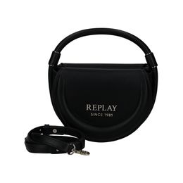 Replay Damen Henkeltasche "Replay Taschen Lederimitat", schwarz, Lederimitat, Taschen