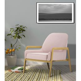 Sessel Home Affaire, B:72,5cm H:84cm T:78cm, rosa, Samtoptik (100% Polyester);Luxus-Microfaser weich (100% Polyester);Struktur fein (100% Polyester),