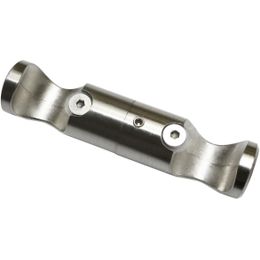 Deckentr&auml;ger Adapter Gardinia, B:2cm L:6cm, silber, Metall, Sichtschutzbefestigungen, "Verbindungselement f&uuml;r Gardinenstangen", Serie Einzelprogramm