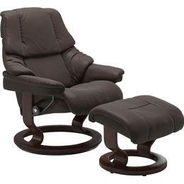 Relaxsessel stressless, B:75cm H:96cm T:75cm, braun, Leder BATICK: BATICK ist ein leicht korrigiertes, durchgef&auml;rbtes und genarbtes M&ouml;belleder, bei