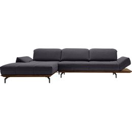 Ecksofa, B:293cm H:117cm T:212cm, schwarz, CREATION BY ROLF BENZ, Wohnzimmer, Sofas, "CR.420, Designecksofa, L-Form", in 2 Qualit&auml;ten, Holzrahmen in