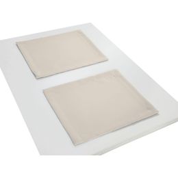 Platzset Adam, B:30cm L:40cm, beige, Obermaterial: 100% Baumwolle, Platzsets, "Uni Collection"