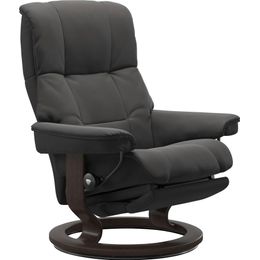 Relaxsessel stressless, B:79cm H:101cm T:77cm, grau, Leder BATICK: BATICK ist ein leicht korrigiertes, durchgef&auml;rbtes und genarbtes M&ouml;belleder, bei