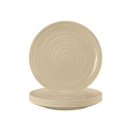 Seltmann Weiden Brotteller "Brotteller Terra ø 17,7 cm 6er Set", beige, Speiseteller