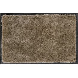 Fußmatte Astra, B:40cm H:13mm L:60cm, beige, Kunstfaser, Flur, Teppiche, "Lava", Sauberlaufmatte, waschbar, rutschfest, nimmt Schmutz auf, Schmutzfang