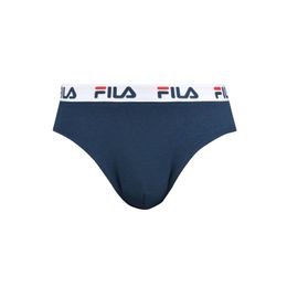 Fila Herren Slip "Slip 1er Pack", Gr. S, blau, Obermaterial: 95% Baumwolle CO. 5% Elasthan EL., Unterhosen