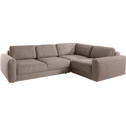Ecksofa Places of Style, B:289cm H:84cm T:209cm, beige, 100% Polyester, Wohnzimmer, Sofas, "Bloomfield, Mega Polsterecke, Breite 289cm, viel Platz,