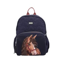 Depesche Jungen Rucksack "Rucksack GLITTER HORSE Miss Melody 10 x 24 x 29 cm bunt", bunt, Polyester, Rucksäcke