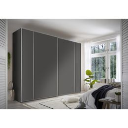 Schwebet&uuml;renschrank STAUD, B:249cm H:240cm T:68cmvulkan, Holzwerkstoff, Schr&auml;nke, "Sonett 100, Made in Germany", mit vier verschiedenen