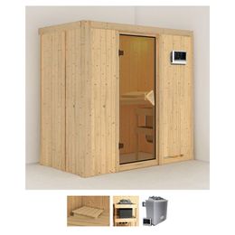 Karibu Sauna "Vada", Saunaofen, externe Steuerung, 9 kW, beige, Saunen, Ofen 9 KW externe Strg easy