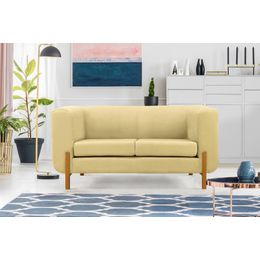 2-Sitzer Home Affaire, B:160cm H:76cm T:88cm, beige, Sofas, "Gaut", 2-Sitzer