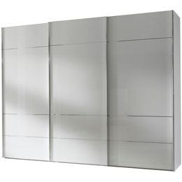 Schwebet&uuml;renschrank STAUD, B:280cm H:222cm T:68cm, wei&szlig;, Holzwerkstoff, Schr&auml;nke, "Sonate Lucca, Made in Germany", Mit vier verschiedenen