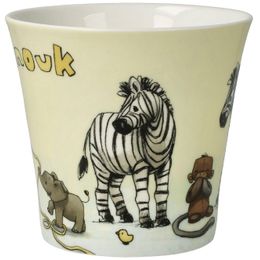 Tasse Goebel, B:10cm H:9,5cmbunt, Porzellan, Trinkgef&auml;&szlig;e, "Coffee-/Tea Mug Anouk - Tierisch gut"