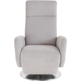 Sit & More TV-Sessel SIT & MORE, B:71cm H:110cm T:82cm, silber, Luxus-Microfaser (90% Polyester, 10% Polyamid);Flachgewebe (100% Polyester);Struktur (100%