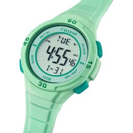 Calypso Watches Kinder Chronograph "Junior Collection", gr&uuml;n, Armbanduhren, Quarzuhr, Kinderuhr, Datum, digital, Stoppfunktion, ideal als Geschenk