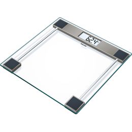 Beurer Personenwaage "GS 11", silber, Glas, Kunststoff, B:30cm H:2,1cm T:30cm, Personenwaagen