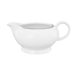Seltmann Weiden Sauciere "Lido Black Line", &Oslash; 18,4cm, schwarz-wei&szlig;, Sch&uuml;sseln, Schale, 0,50 l