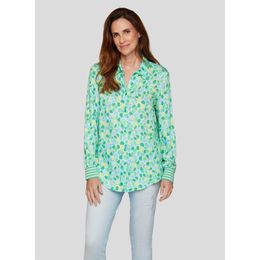 Rabe Damen Klassische Bluse "Bluse", gr&uuml;n, Gr. 38, gemustert, 100%Viskose, Blusen