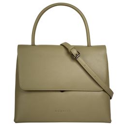 Bugatti Damen Henkeltasche "ILVA"oliv, Kunstfaser, leicht gl&auml;nzend, unifarben, Taschen