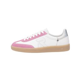 Rieker Damen Sneaker "Rieker Sneaker Glattleder", Gr. 37pink, wei&szlig;, Glattleder, Schuhe