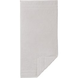 G&auml;stehandt&uuml;cher Egeria, B:30cm L:50cm, grau, Walkfrottee, Obermaterial: 100% Baumwolle, Handt&uuml;cher, "Micro Touch", Streifenbord&uuml;re, extrem saugf&auml;hig