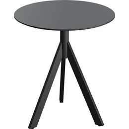 Klapptisch Essentials, B:70cm H:74cm T:70cm, schwarz, Pulverbeschichteter Stahl + HPL Tischplatte, Garten, Tische, "Infinity", in verschiedenen