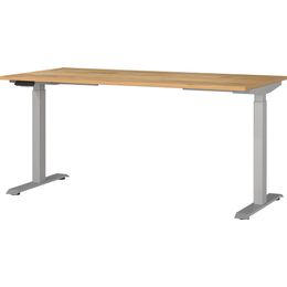 Schreibtisch Germania, B:160cm H:72cm T:80cm, beige, B&uuml;ro, Tische, "Jet, elektrisch h&ouml;henverstellbar", moderne Farbvariationen, Breite