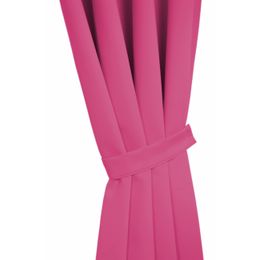 Raffhalter WIRTH, B:60cm H:6cm, pink, Polyester, Raffhalter, "DIM OUT"