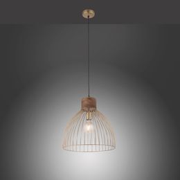 JUST LIGHT Pendelleuchte "ALAMI", 1, H: 120cm, 1 Stk., gold, Esszimmer, Leuchten, ExklusiveE27