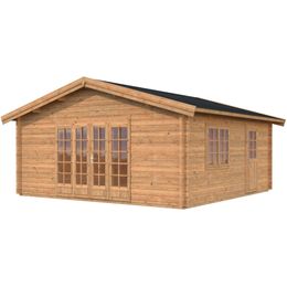 Gartenhaus Palmako, braun, Holzwerkstoff, Gartenh&auml;user, "Irene", 27,7 qm