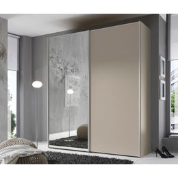 Schwebet&uuml;renschrank STAUD, B:200cm H:222cm T:68cm, beige, Holzwerkstoff, Schr&auml;nke, "Sinfonie Plus, edles Design in hochwertiger Qualit&auml;t, Made in