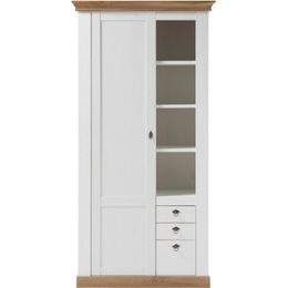 Highboard Home Affaire, B:103cm H:204cm T:47cm, wei&szlig;, Wohnzimmer, Sideboards, "Cremona", H&ouml;he 204 cm