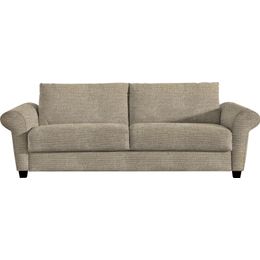 Schlafsofa Bali, B:231cm, braun, 100%PES, Jugendzimmer, Sofas, "ELISA Dauerschl&auml;fer in 140 und 160er Breite", komfortabler Ergoflex-Lattenrost