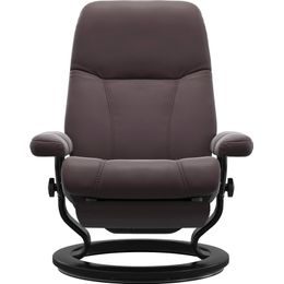 Relaxsessel stressless, B:76cm H:100cm T:74cm, rot, Leder BATICK: BATICK ist ein leicht korrigiertes, durchgefärbtes und genarbtes Möbelleder, bei