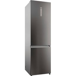 Haier Kühl-/Gefrierkombination "HDPW5620CNPD", Rechtsanschlag, silber, Kühlschränke, 205 cm hoch, 60 cm breit, MyZone Plus, HumidityZone