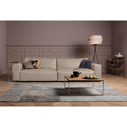 Big-Sofa Musterring, B:292cm H:81cm T:124cm, beige, Flachgewebe FLORIS (100% Polyester);Flachgewebe VALMONT (60% Baumwolle/ 40% Leinen);Microfaser