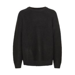 !Solid SOLID Herren Strickfleece-Pullover "Strickpullover SDNOHAR", schwarz, Gr. L, Obermaterial: 69% Polyacryl PAN. 17% Polyester PES. 9% Wolle WO. 5%