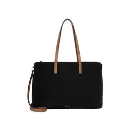 Tamaris Damen Shopper "Shopper TAS Gertraud", schwarz, Polyurethan, Taschen