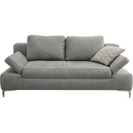 Jockenh&ouml;fer Schlafsofa, B:202cm T:103cm, grau, JOCKENH&Ouml;FER GRUPPE, Jugendzimmer, Sofas, "Jano", klassisches Schlafsofa mit individuell, verstellbaren Armlehnen