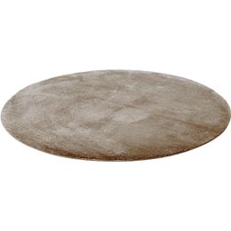 Badematte, H:20mm, beige, WECON HOME BASICS, Polyester, Badematten, "Joris", waschbar, viele Gr&ouml;&szlig;en, Badezimmerteppich, uni