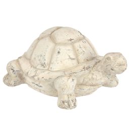 I.GE.A. Dekofigur "Schildkr&ouml;te aus Keramik", B/H/T: 17cm x 12cm, beige, Wohnzimmer, Dekofiguren, Deko Garten Figur Antik-Look Panzertier Gartendeko