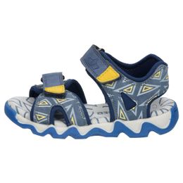 Lico Jungen Sandale "Sandale Elrik V", Gr. 33, blau, Leder, Schuhe