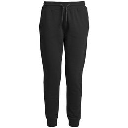 oxmo Damen Sweathose "Sweathose OXPolah", schwarz, Gr. S, unifarben, Obermaterial: 70% Baumwolle CO. 30% Polyester PES., Hosen