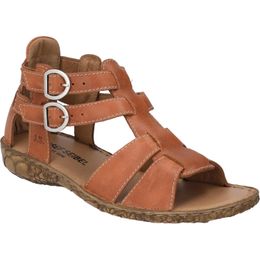 Josef Seibel Damen Sandale "Rosalie 51, orange", Gr. 39orange, Obermaterial: 100% Rindsleder Leather cow., Schuhe