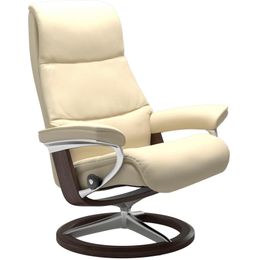 stressless "View" Set, Relaxsessel mit Hocker, mit Signature Base, Gr&ouml;&szlig;e S,Gestell Wenge
