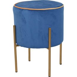 Sitzhocker Inosign, H:47cm, blau, Hocker, "Liano"
