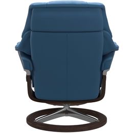 Relaxsessel stressless, B:92cm H:100cm T:80cm, blau, Wohnzimmer, Sessel, "Reno"